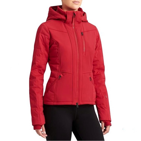 Athleta | Jackets & Coats | Athleta Boulder Ski Jacket Red Winter ...